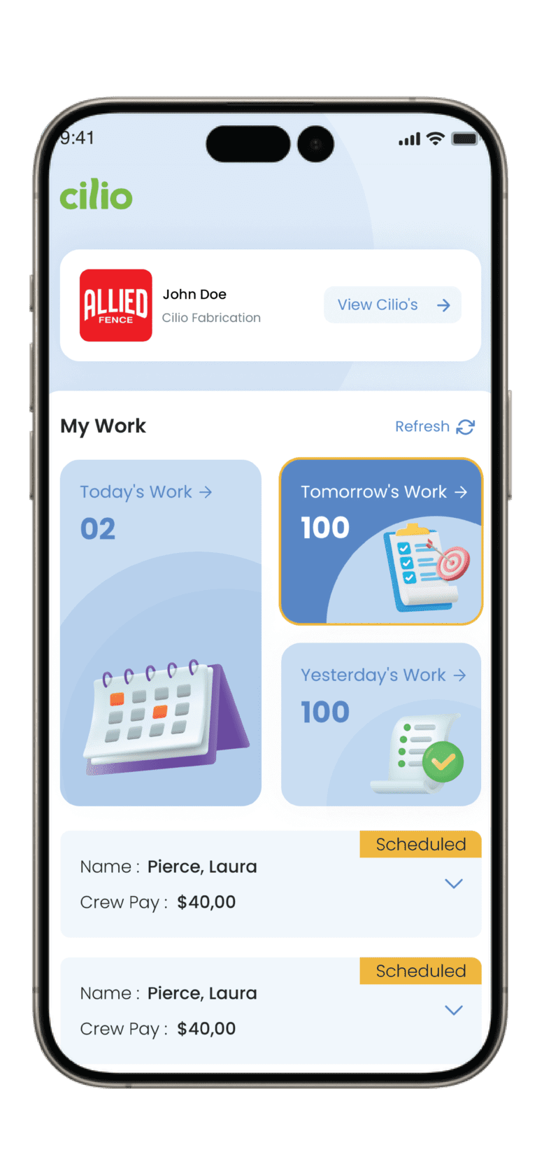 Cilio Integrated Installed Products Management Software